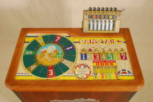 1939 Evans Bangtails Horse Racing Slot Machine