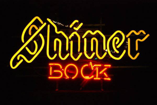 Shiner Bock Neon Sign