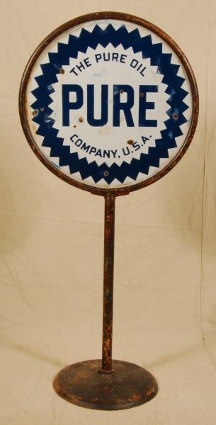 330: Pure Oil Company Porcelain Sign