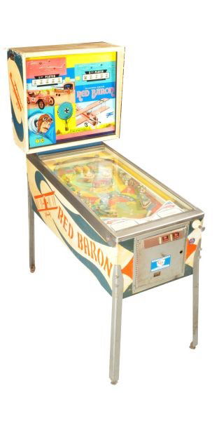 26: Red Baron Pinball Machine Chicago Coin - Jan 15, 2011 | Burley ...