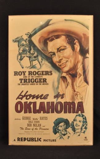 Roy Rogers Home In Oklahoma Movie Poster Rr