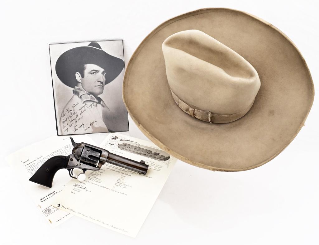 Tom Mix's Colt Saa & Stetson Cowboy Hat