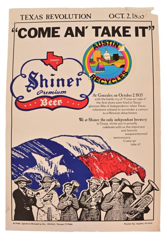Shiner Beer Sesquicentennial Poster