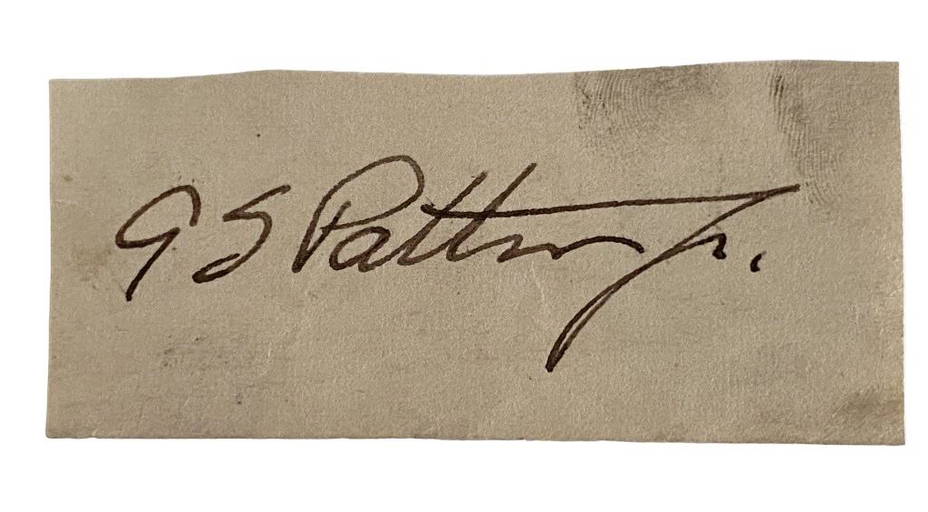 George S. Patton Original Signature (#0076) on Jan 01, 2023 | Burley ...