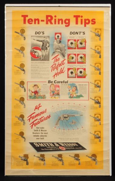 1944 Smith & Wesson Pistols Advertising Poster