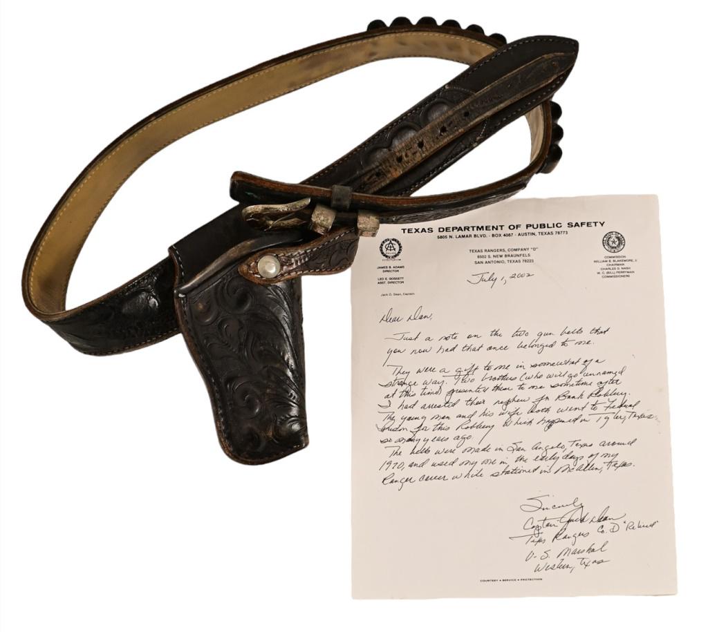 Texas Ranger Captain Jack Dean's Duty Worn Gun Rig - Mar 04, 2023 ...