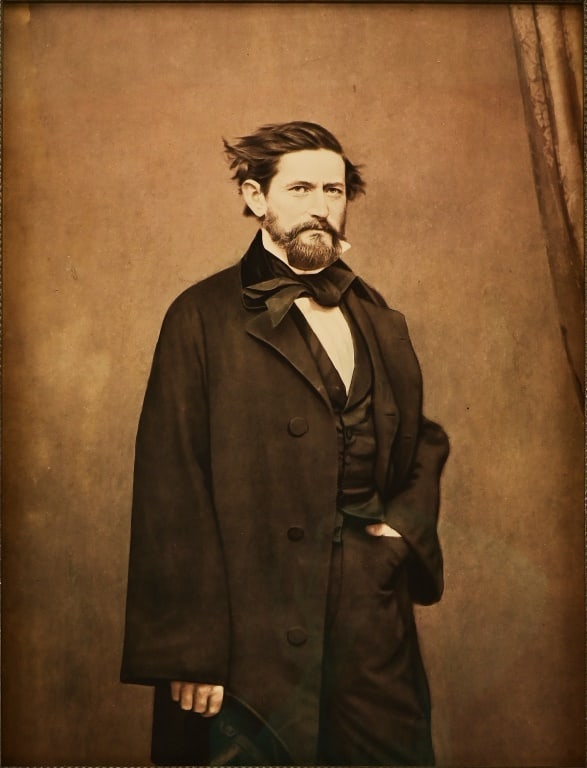 John Coffee Hays Framed Print & Badge Auction