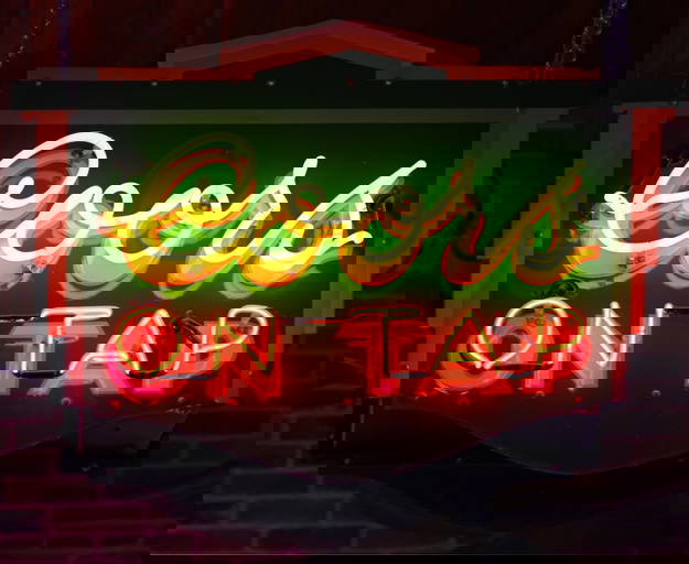 Coors Beer Double Sided Neon Sign