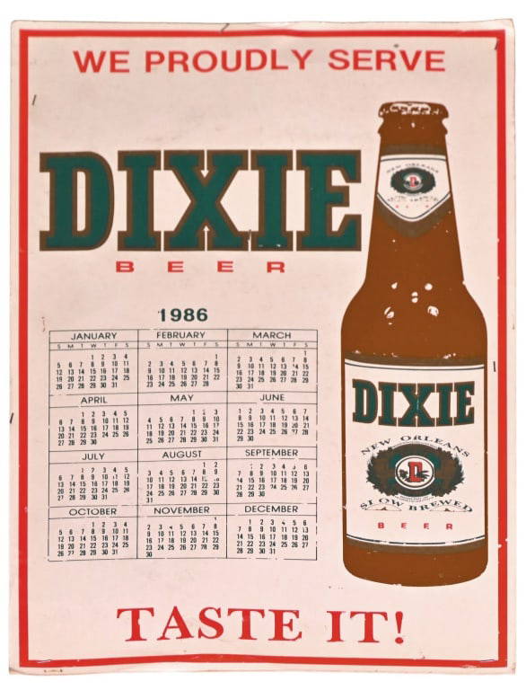 Dixie Beer Sign Auction
