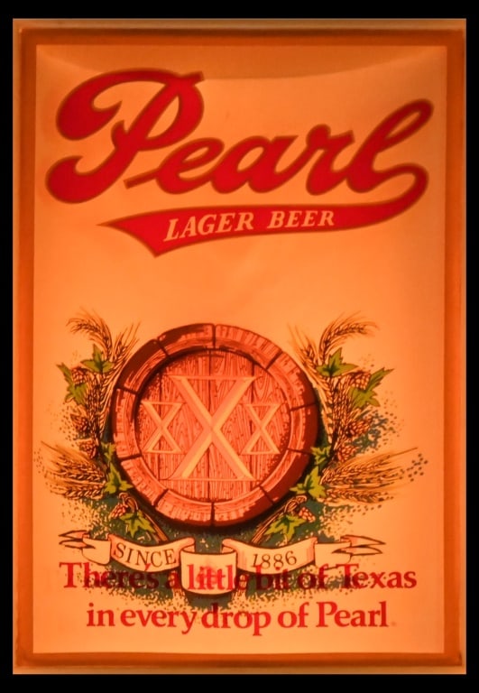 Pearl Beer Lighted Sign