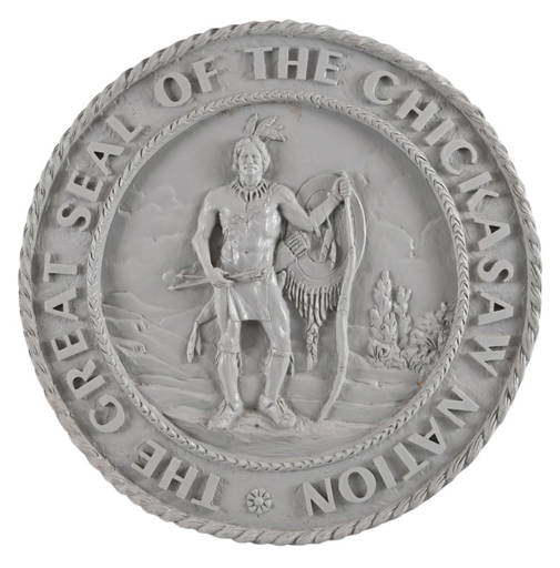 The Great Seal Of The Chickasaw Nation Sign