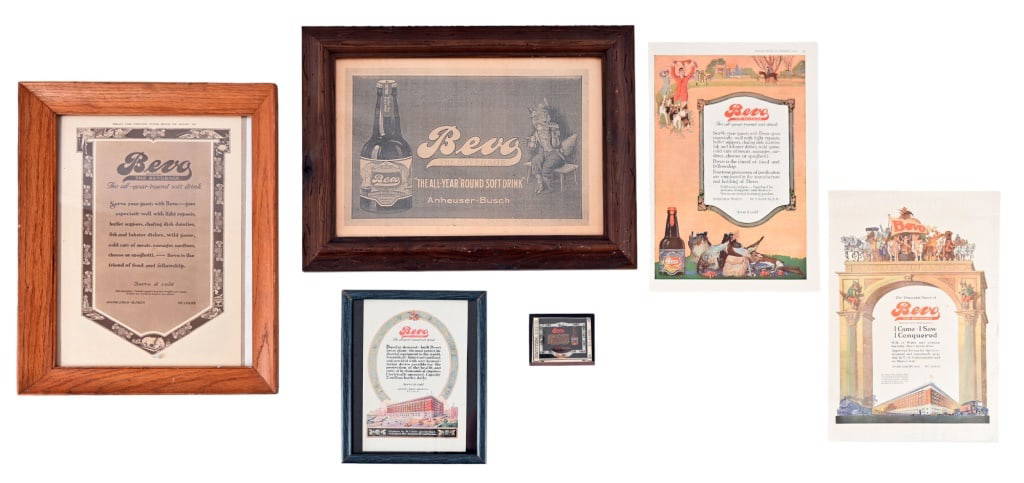 Bevo Prohibition Beer Advertisements