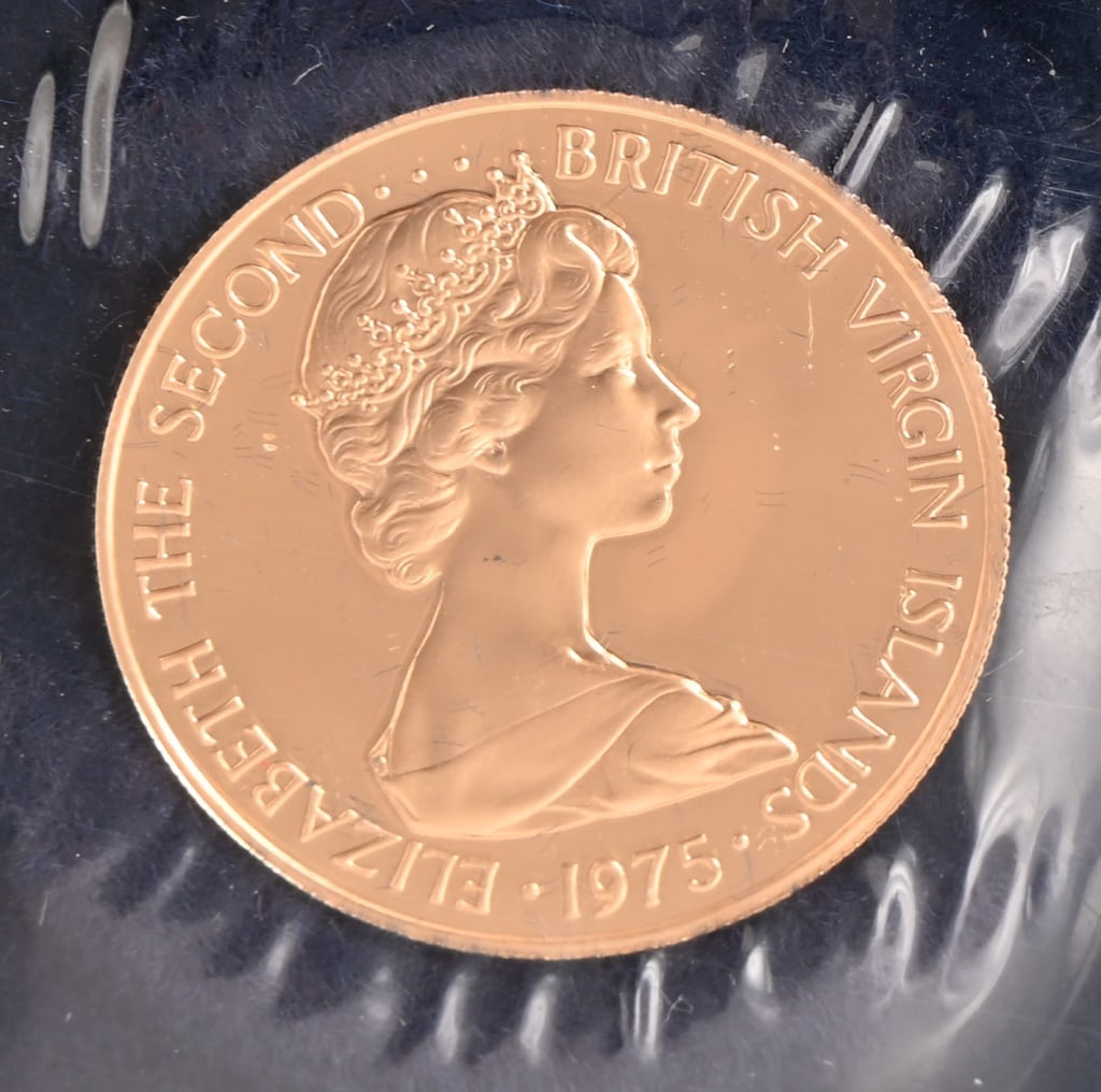 1975 Virgin Island 1/4oz Gold Coin Auction