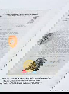 Jay Banks Special Chief Of Police Badge Auction