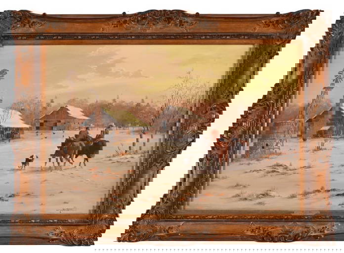 M. Caroselli Original Oil Painting