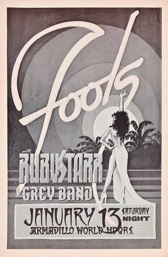 Armadillo World Hq Micael Priest Poster 1979