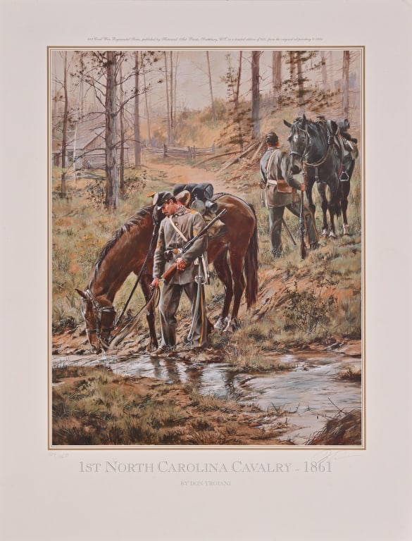 Don Troiani 1st North Carolina Cavalry-1861 Auction
