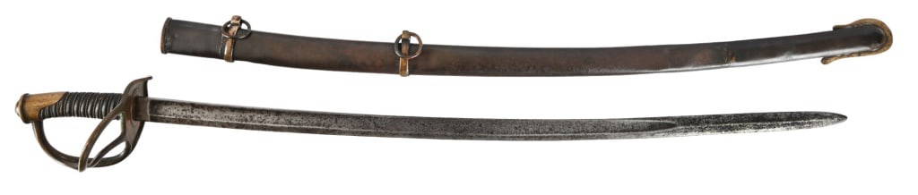Civil War Us Ames M1840 Saber And Scabbard Auction