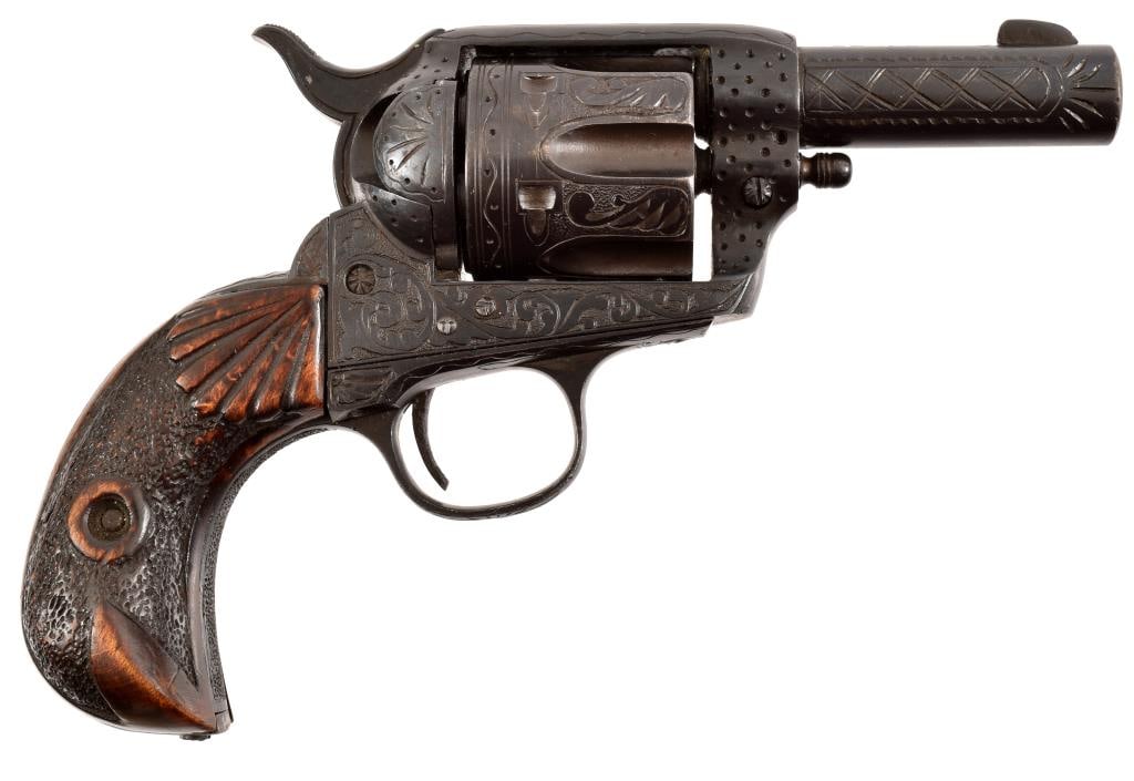 Engraved Colt Sheriffs Model .22 Conversion Auction