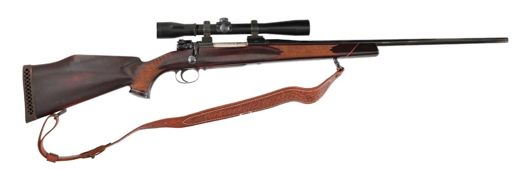 Early Weatherby Rifle .300 W, Mag Auction