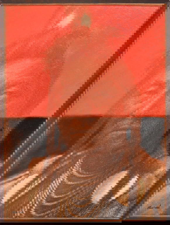 "chief Plenty Coup", Ron Rundo Original Painting Auction