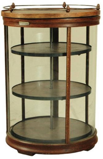 Rare Crystal Case Co. Revolving Display Case