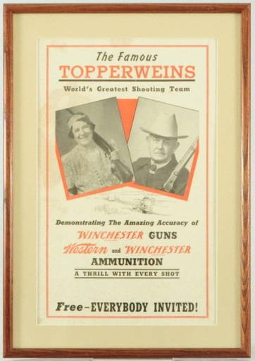 The Topperweins Winchester Exhibition Poster