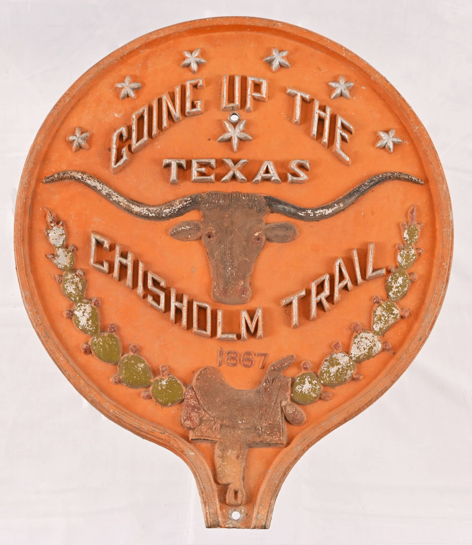 Texas Chisholm Trail Sign Auction