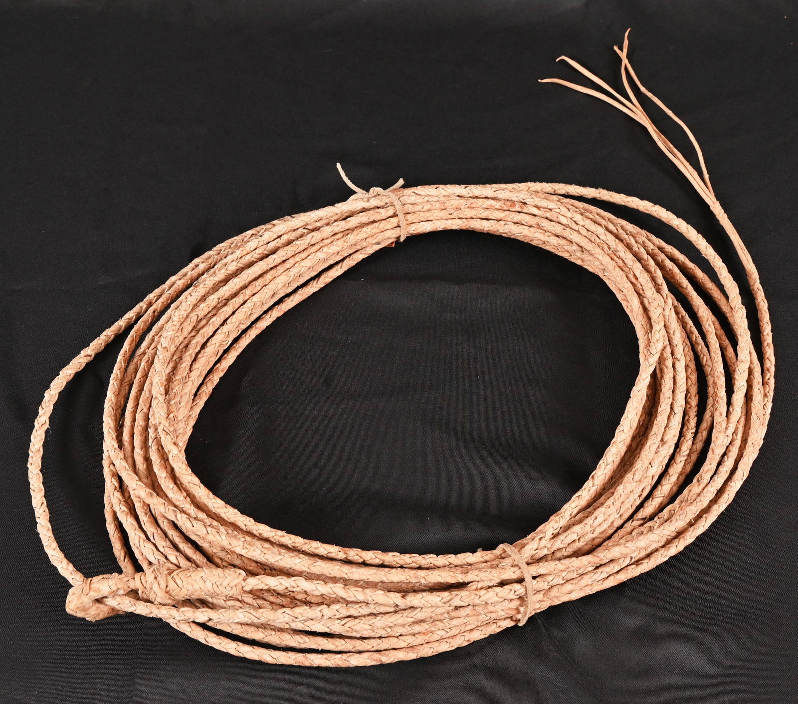 Rawhide Braided Riata - Mar 01, 2025 | Burley Auction Group In Tx