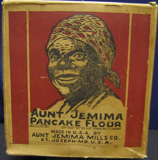 Black Americana Aunt Jemima Pancake Flour Box