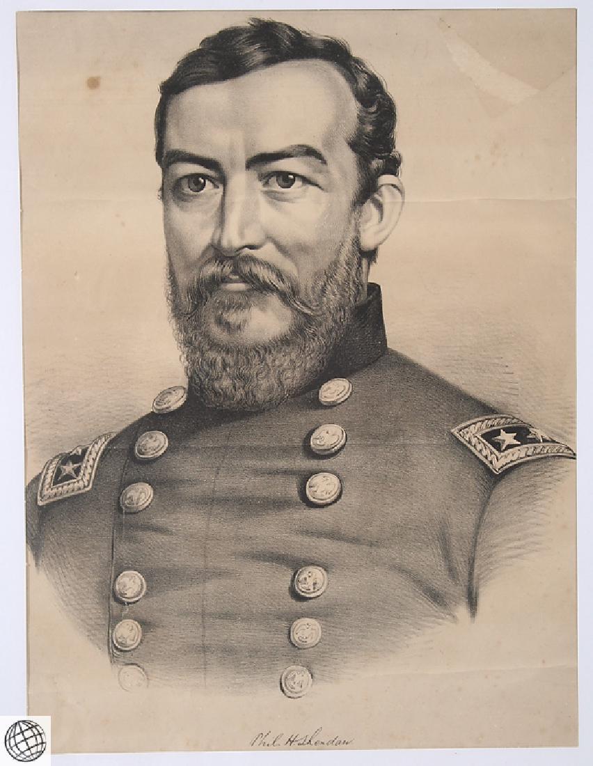 3Pcs Winfield Scott Philip Sheridan Ephraim Ellsworth