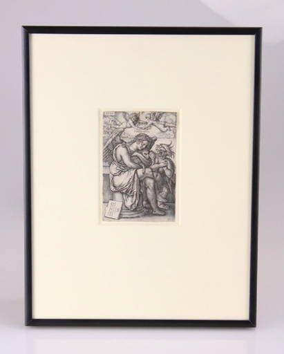 Pacientia Sebald Beham 1540 Original Engraving Etching