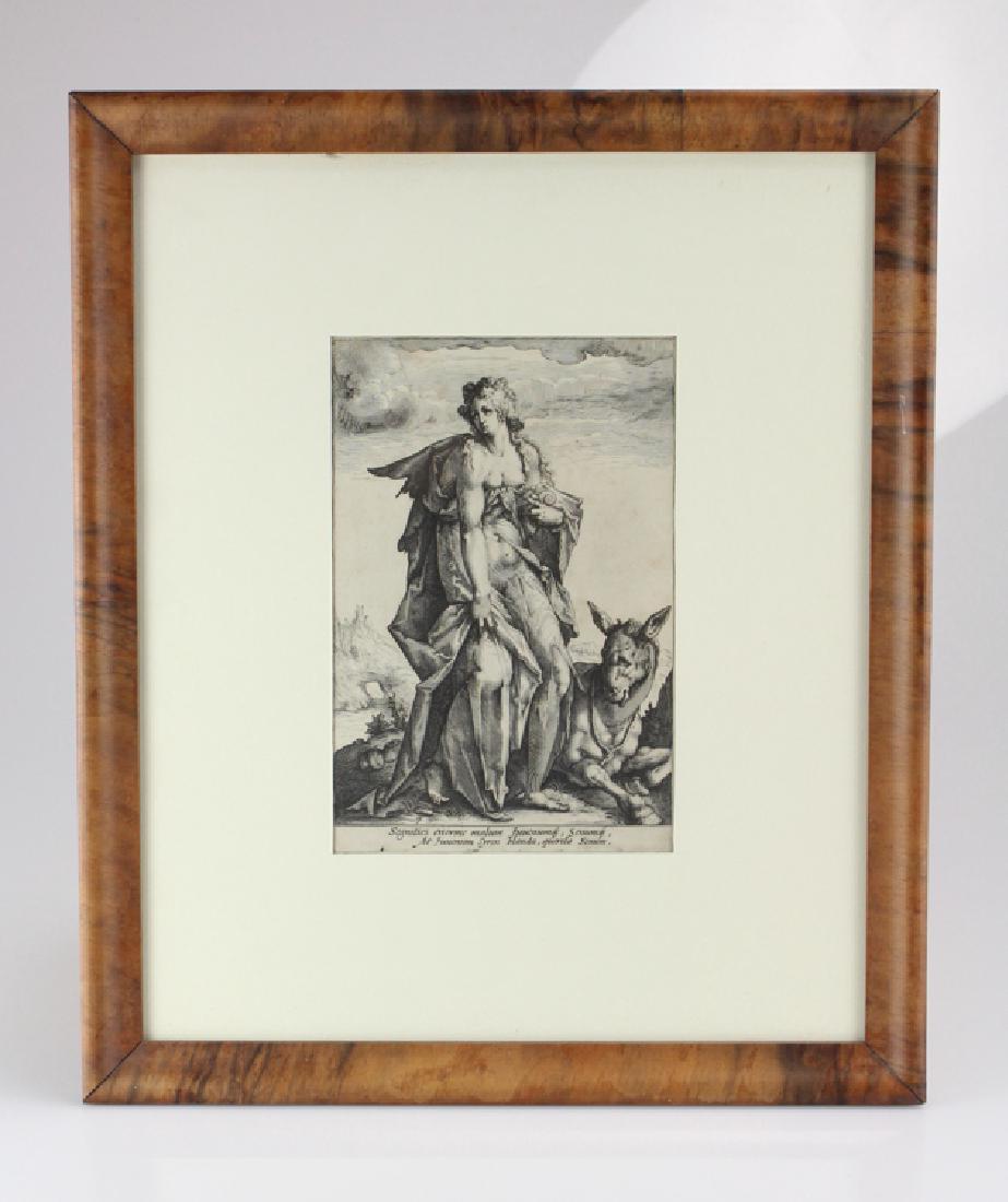 Original Engraving JACOB MATHAM / HENDRIK GOLTZIUS