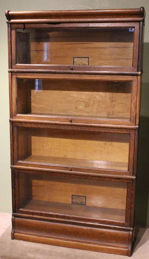 Globe Wernicke Macey Antique Barrister Bookcase Early