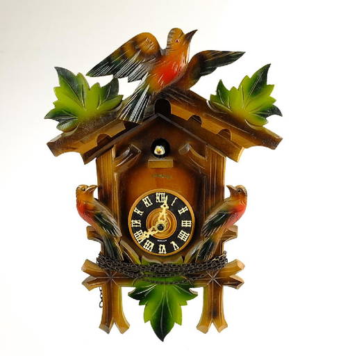 Vintage Heco Clock Cuckoo Clock Black Forest Clock