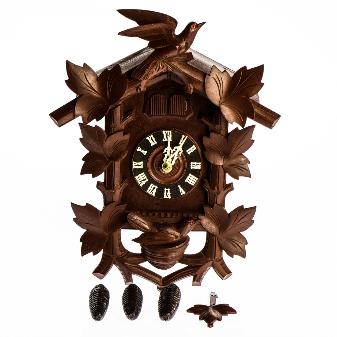 Black Forest Clock HUBERT HERR CUCKOO QUAIL CLOCK