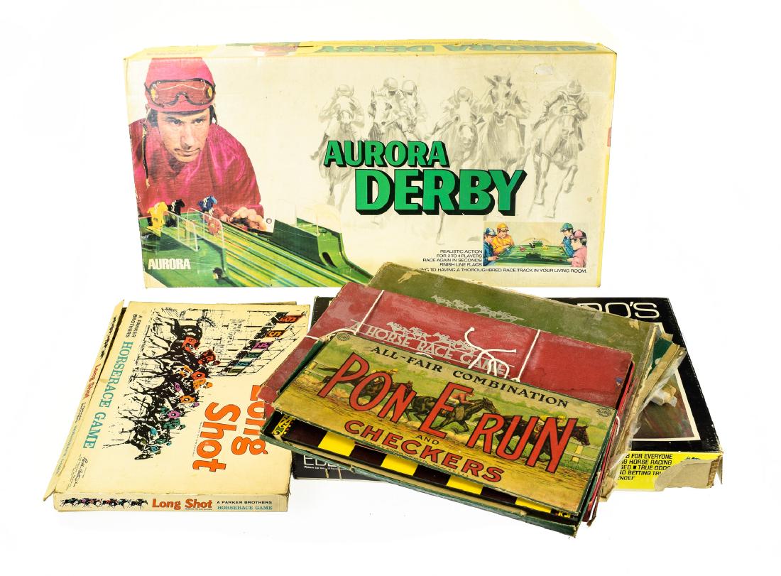 7Pcs Equestrian Games VINTAGE & ANTIQUE HORSE RACING