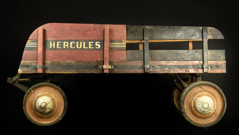 Hercules Antique Child's Wagon Dual Rear Wheels