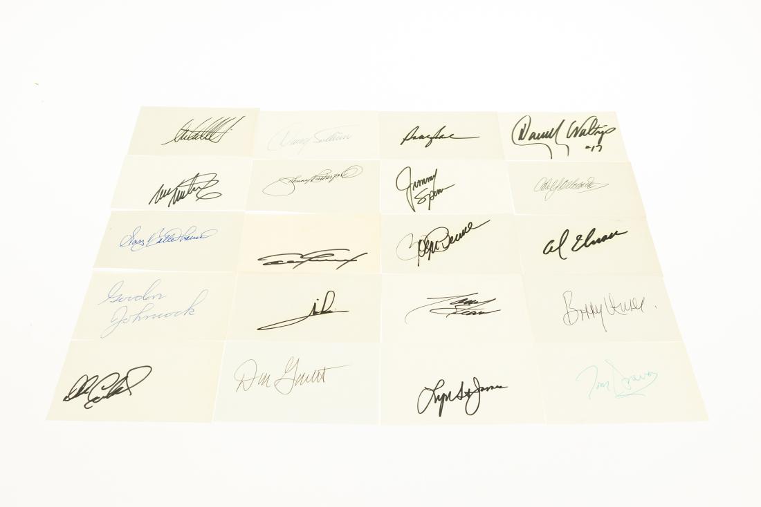 20pcs Collectible Car Racing Nascar Driver Signatures