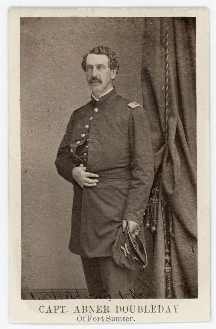 General Abner Doubleday, Fort Sumter, Gettysburg