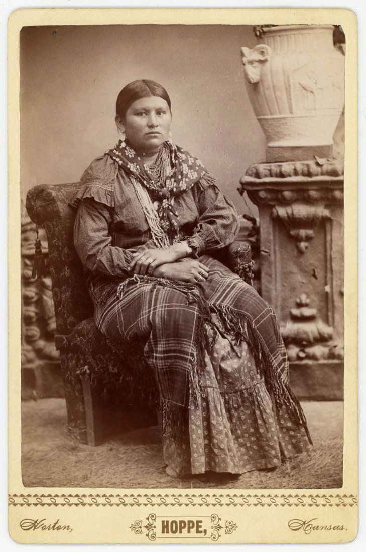 KANSAS KICKAPOO INDIAN CABINET CARD BY HOPPE - Oct 29, 2022 | The ...