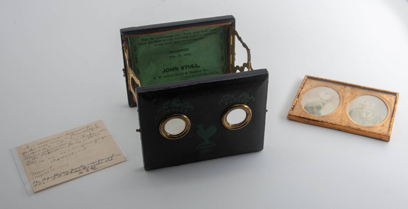 [stereo Daguerreotype] A. R. Hallowell, First Republican Convention Auction