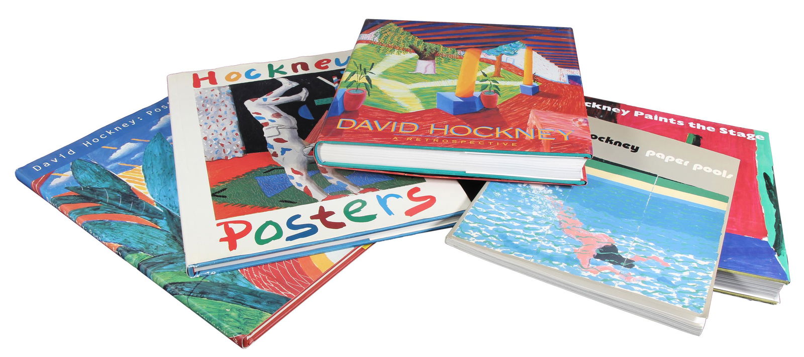 David Hockney Collection Of Five Art Books