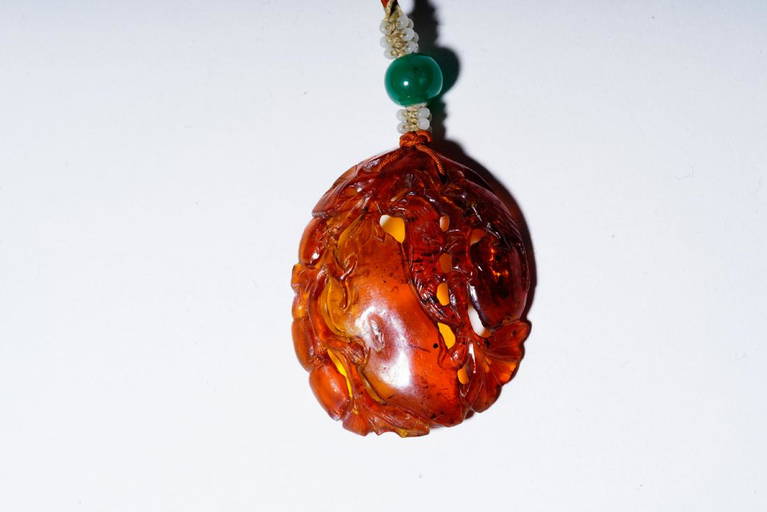 An Amber Netsuke
