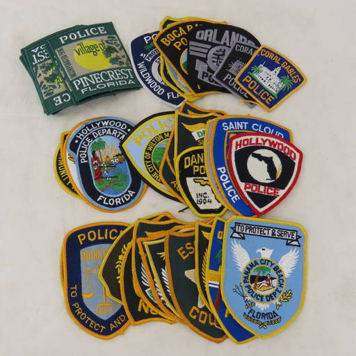 35+ Florida County Police Patches, Panama City