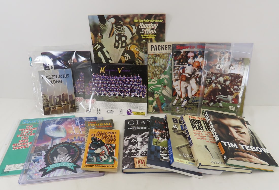 Vintage Football Programs, Photos & Books Auction