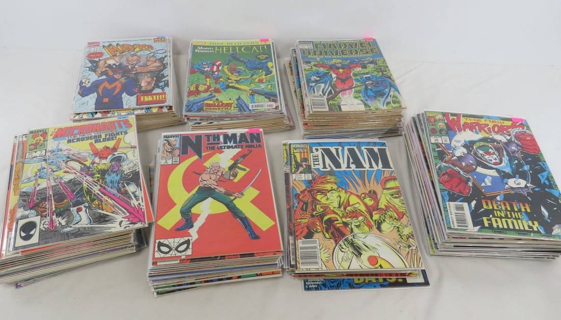 147 Marvel Comics M-n Marvel Age, Micronauts, Nam Auction