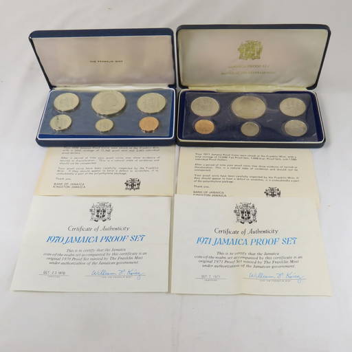 Jamaican 1970 & 1971 Proof Sets