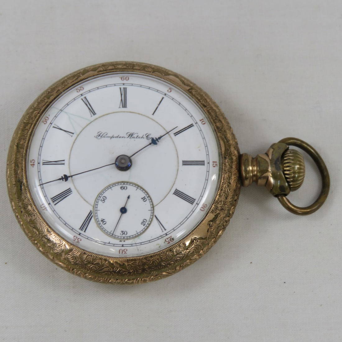 1897 Hampden Dueber Anchor Grade Pocket Watch Auction
