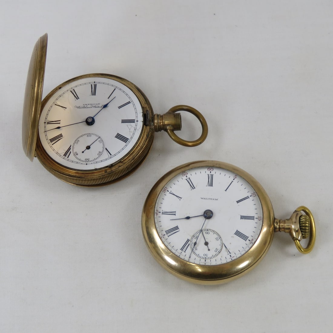 2 Model 1883 American Waltham Pocket Watches Auction